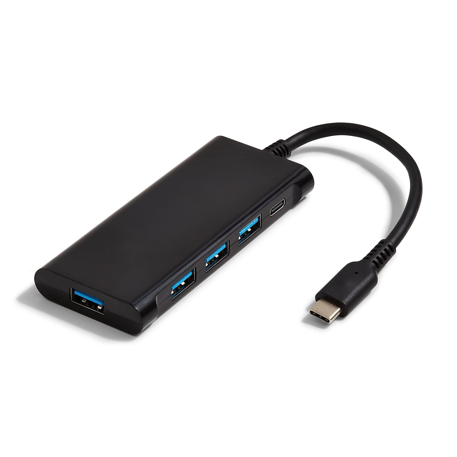 NXT Technologies 4-Port USB-C Hub Black (NX60398) - Walmart.com