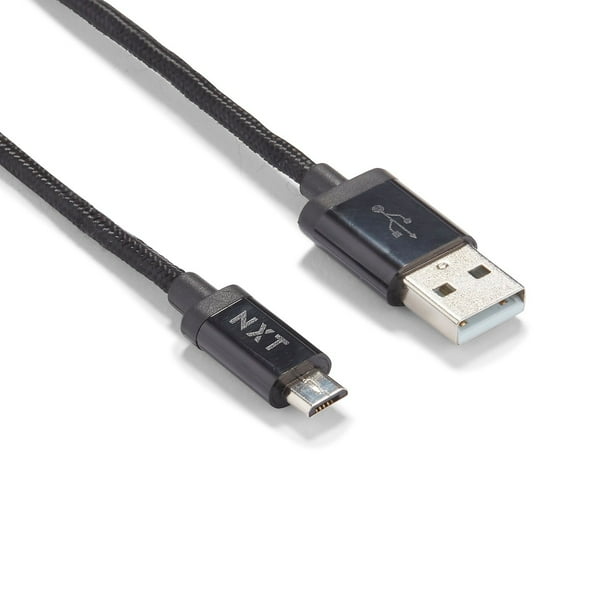 NXT Technologies Technologies 6 Ft. USB-A to Micro-USB Cable Blk ...