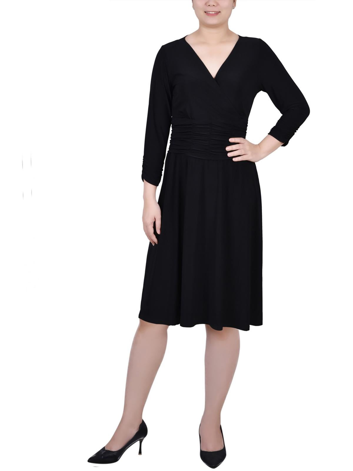 NY Collection Womens Petites Party Knee Length Midi Dress - Walmart.com