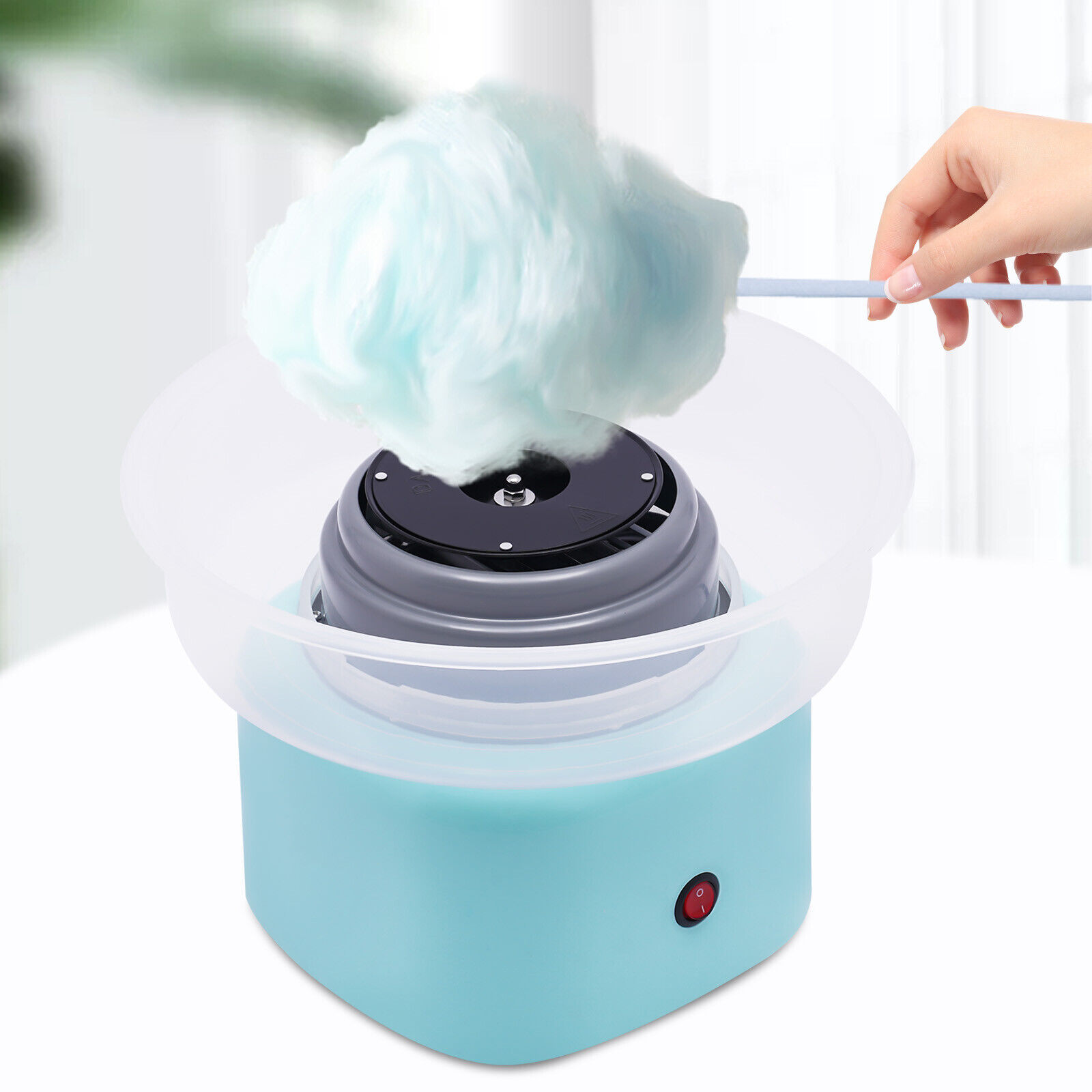 NY-E500 Blue Cotton Candy Maker Electric Tabletop Candy Floss Maker ...