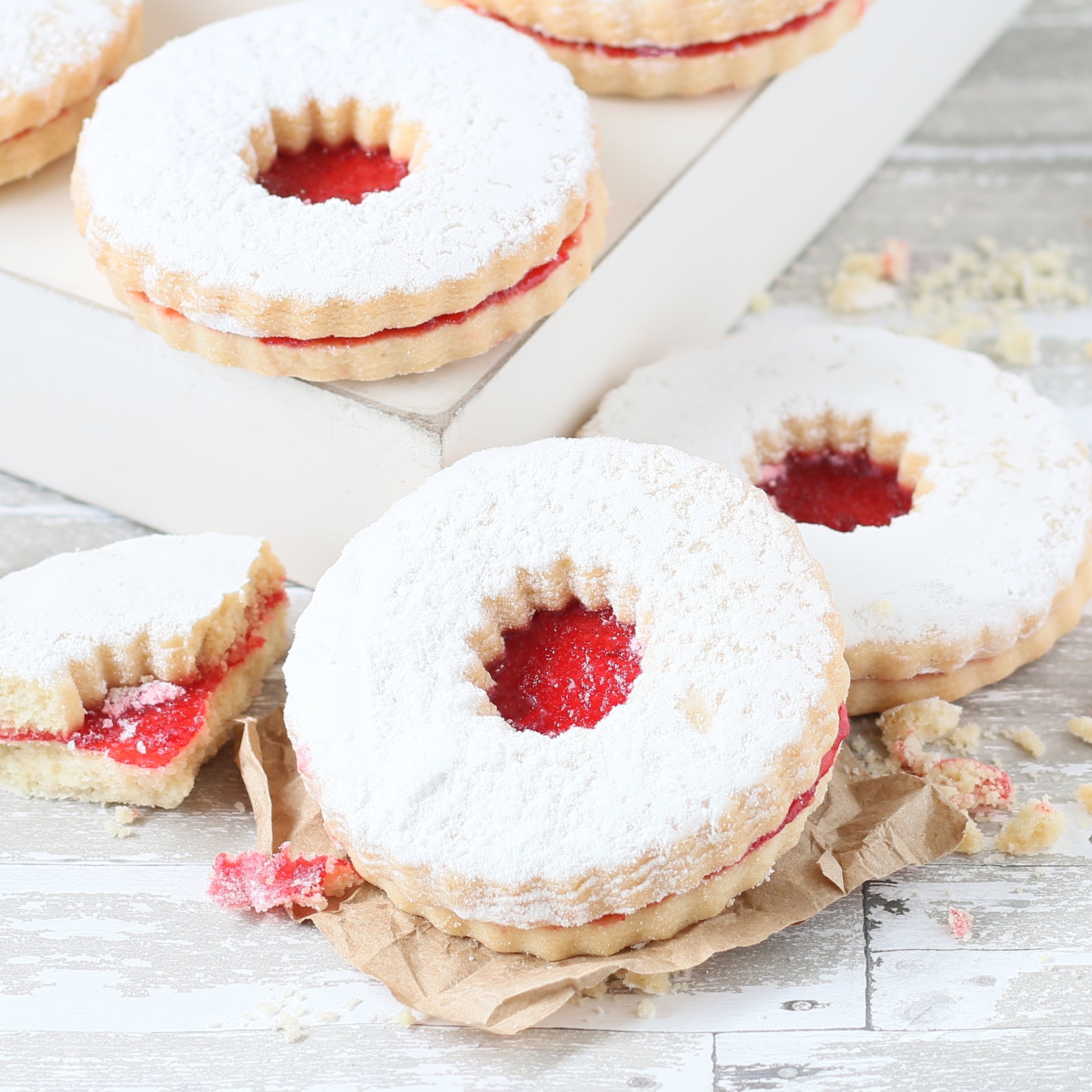 Raspberry Linzer Tart