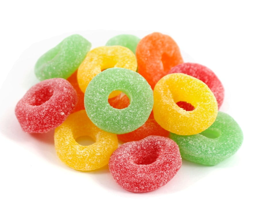NY SPICE SHOP Assorted Fruit Jelly Rings - 1 Pound - Jelly Candy ...