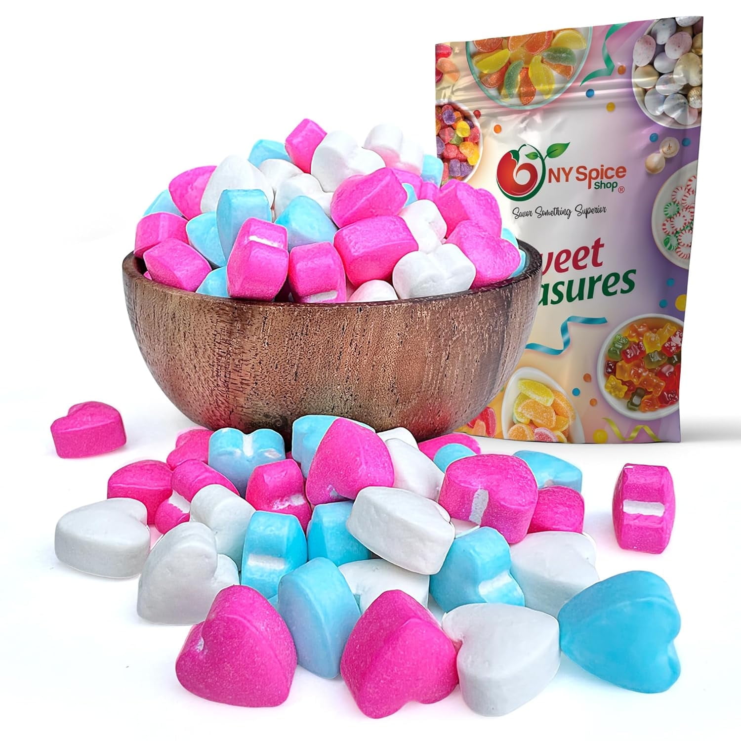 NY SPICE SHOP Baby Hearts Candy - 5 Pound - Valentines Day Candy ...