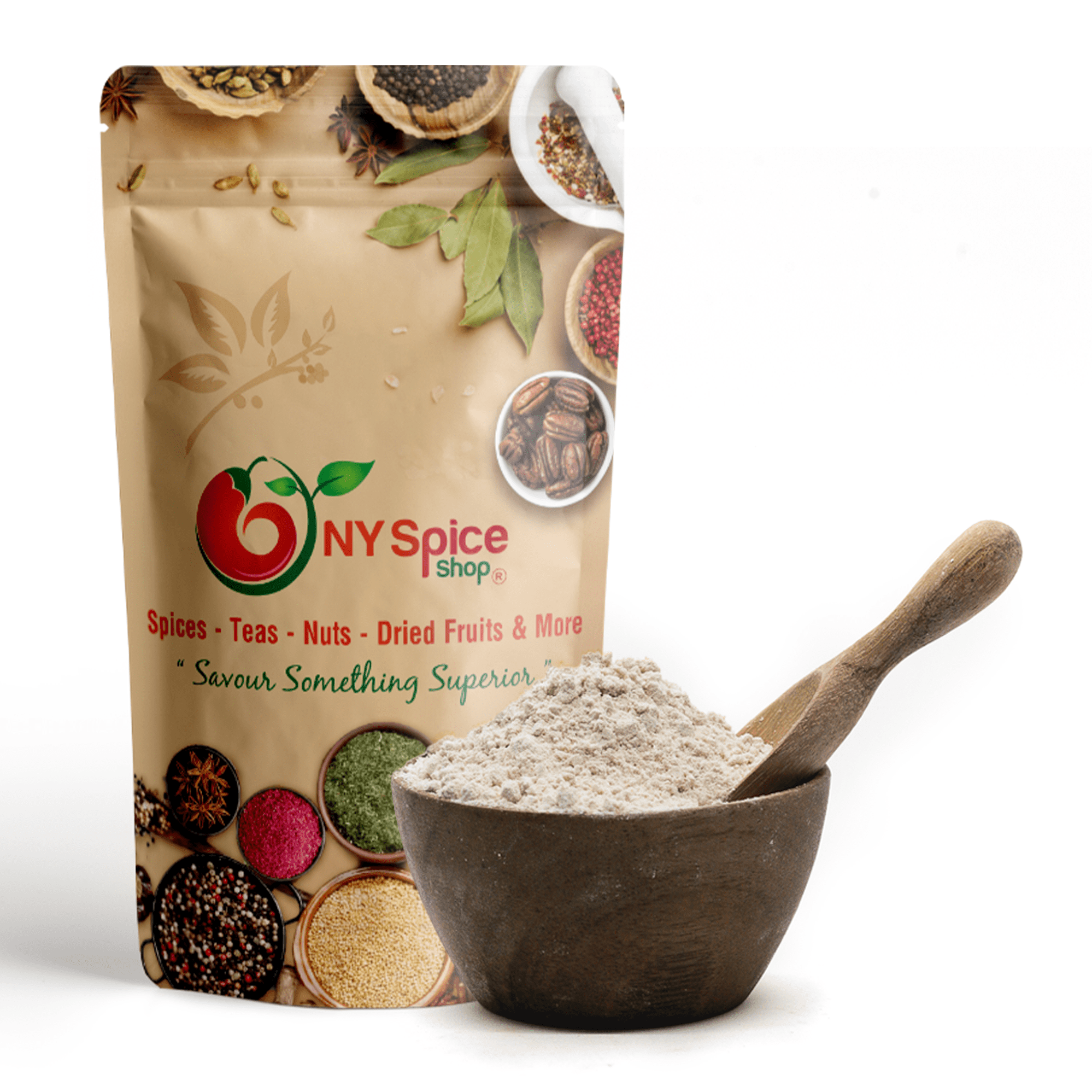 NY SPICE SHOP Black Chickpeas Flour - 1 Pound - Kala Chana Besan ...