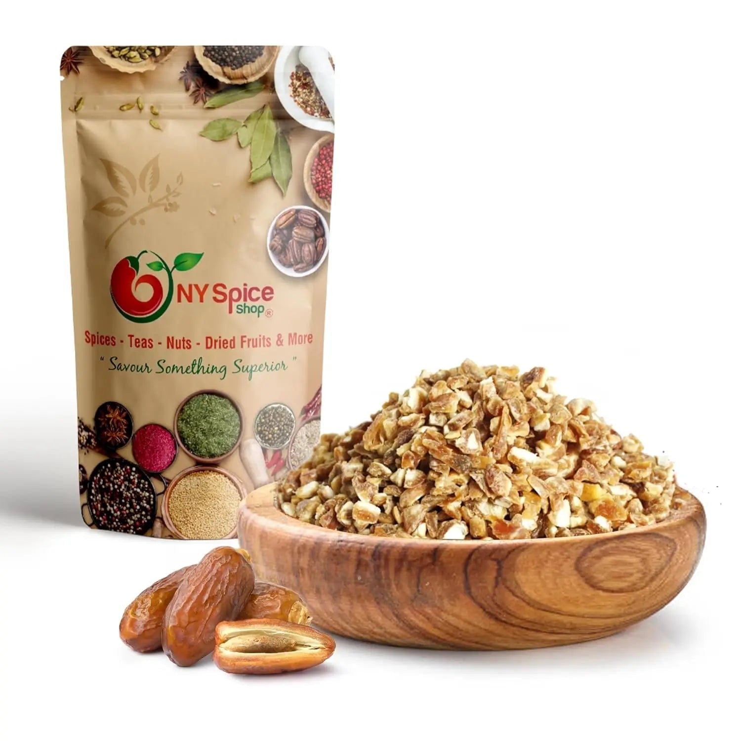 NY SPICE SHOP Chopped Dates - 3 Pound - Diced Dated - Date Pieces ...