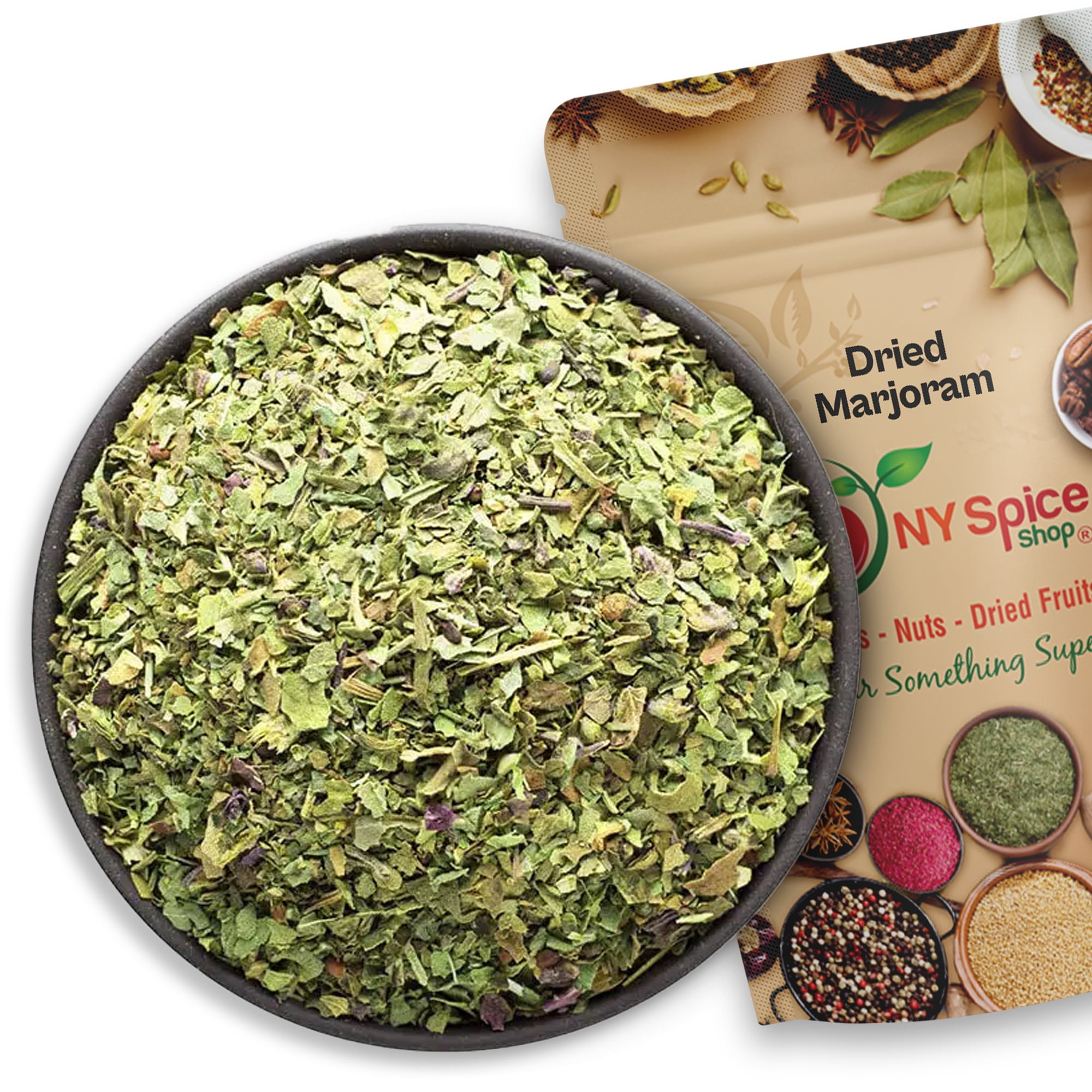 NY SPICE SHOP Dried Marjoram - 1 Pound - Marjoram Leaves - Walmart.com