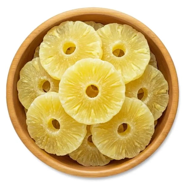 NY SPICE SHOP Dried Pineapple Rings with SO2 - 1 Pound - Tropical ...