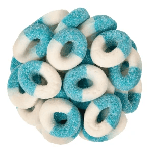 NY SPICE SHOP Gummy Blue Raspberry Rings - 08 Ounce - Jelly Candy ...
