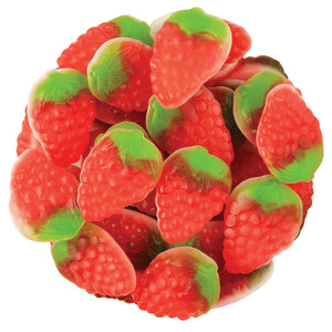 NY SPICE SHOP Gummy Strawberries Foam Bottom - 3 Pound - Strawberry ...
