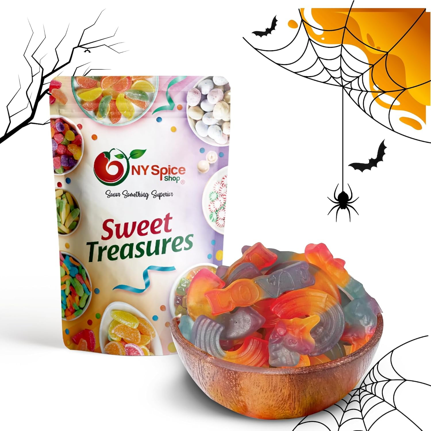 NY SPICE SHOP Halloween Gummy Rainbow Dream Mix - 5 Pound - Unicorn ...