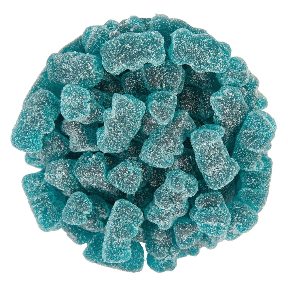 NY SPICE SHOP Sour Blue Raspberry Gummy Bears - 1 Pound - Gummie Flavor ...