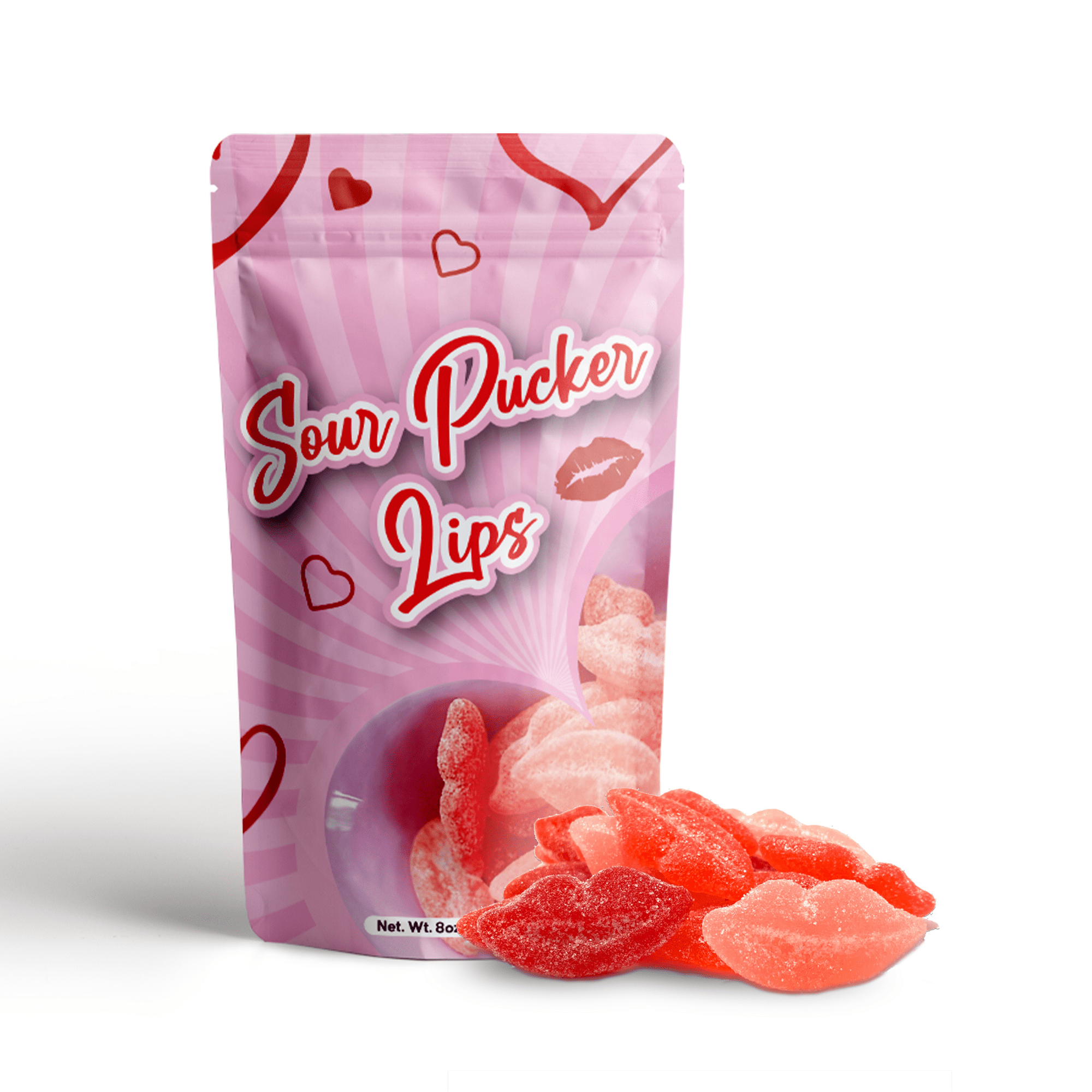NY SPICE SHOP Sour Pucker Gummy Lips Candy - 1 Pound - Walmart.com