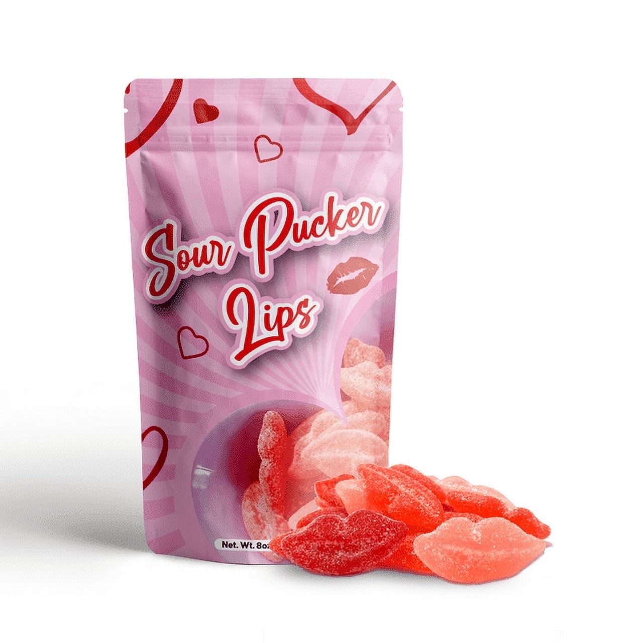 NY SPICE SHOP Sour Pucker Lips - 3 Pound - Valentines Day Candy - Valentine Candy Bulk ...