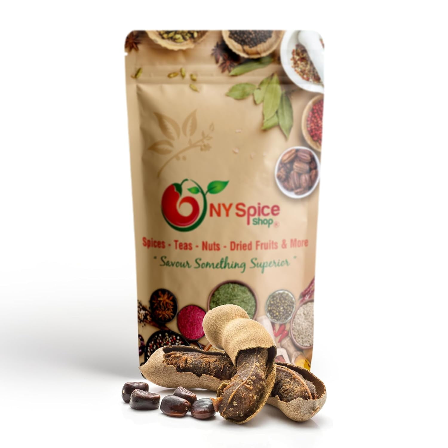 NY SPICE SHOP Sour Tamarind Whole - 3 Pound - Tamarind Pods - Thai Sour ...