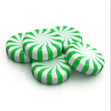 NY SPICE SHOP Red & White Mint Lumps - 08 Ounce - Peppermint Puffs ...