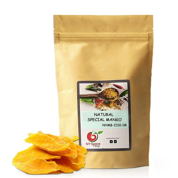 NY SPICE SHOP Tropical Fields - 1 Pound - Dried Mango Slices - Sugar ...