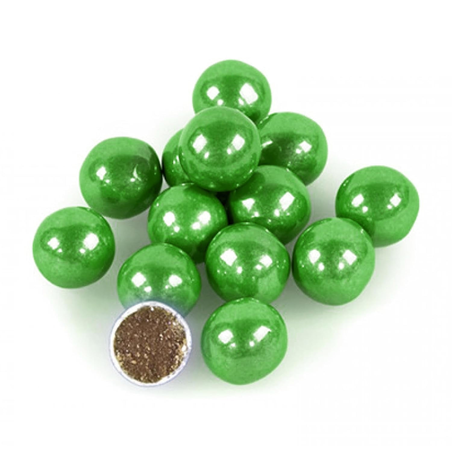 NY Spice Shop Dark Green Sixlets - 3 Pound - Sixlets Candy - Chocolate ...