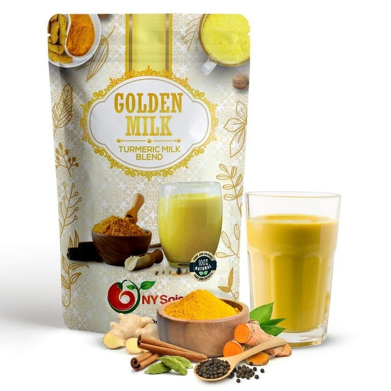 NY Spice Shop Golden Milk Powder - 04 Ounce - Turmeric Milk Blend ...