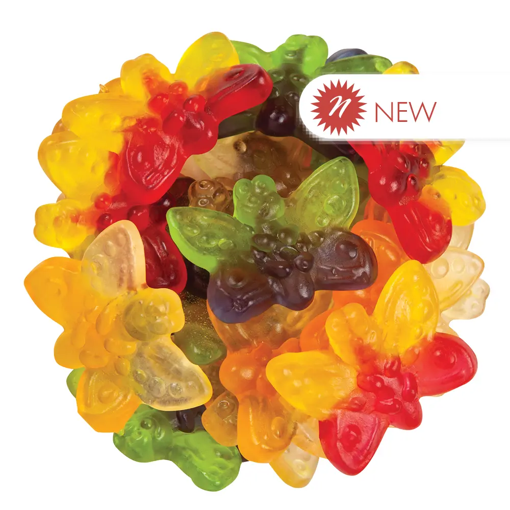 NY Spice Shop Gummy Butterflies - Gummy Bears- 3 Pound - Gummi Bear ...