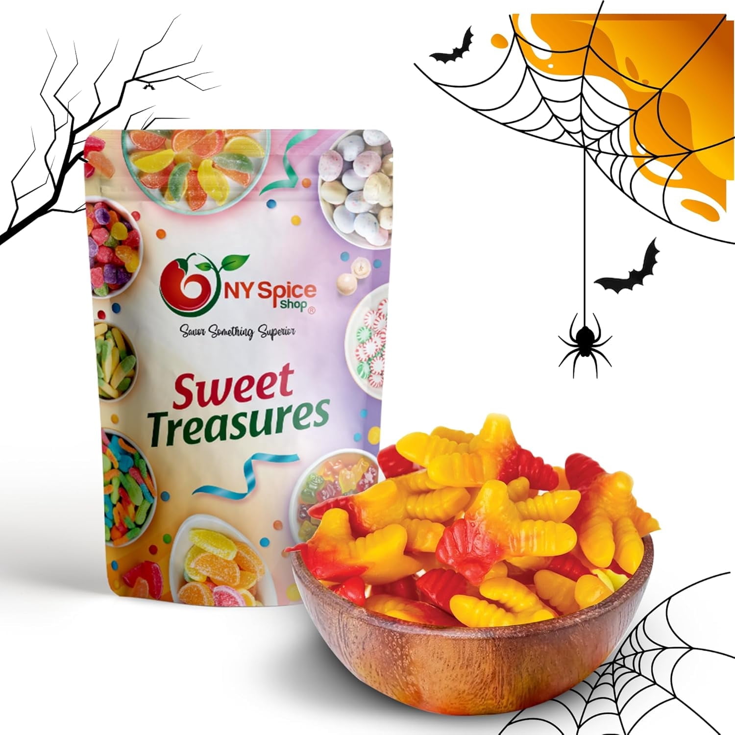 NY Spice Shop Gummy Chicken Feet - 1 Pound - Gummy Candies - Gummy ...
