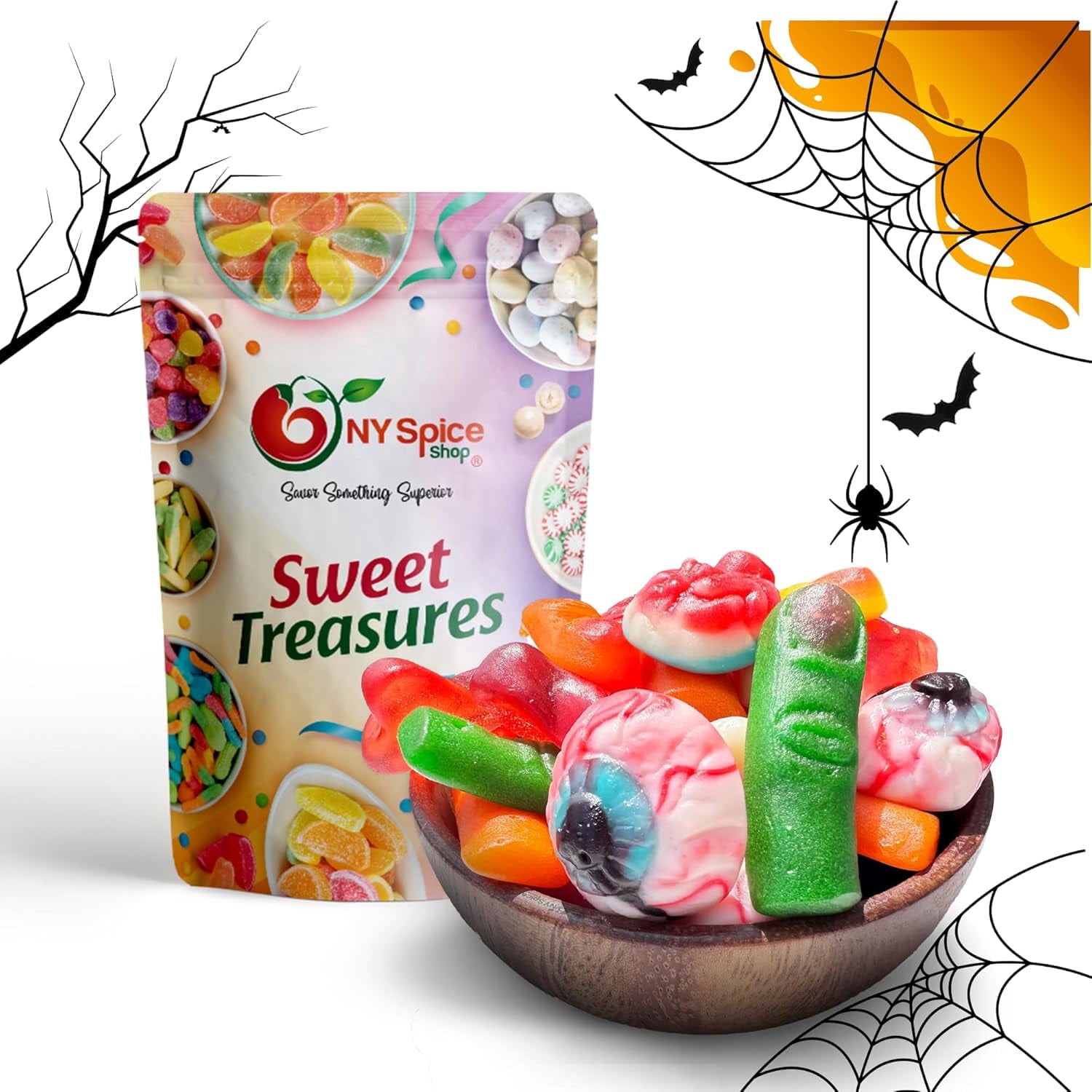 NY Spice Shop Gummy Missing Body Parts - 3 Pound - Gummy Candies ...