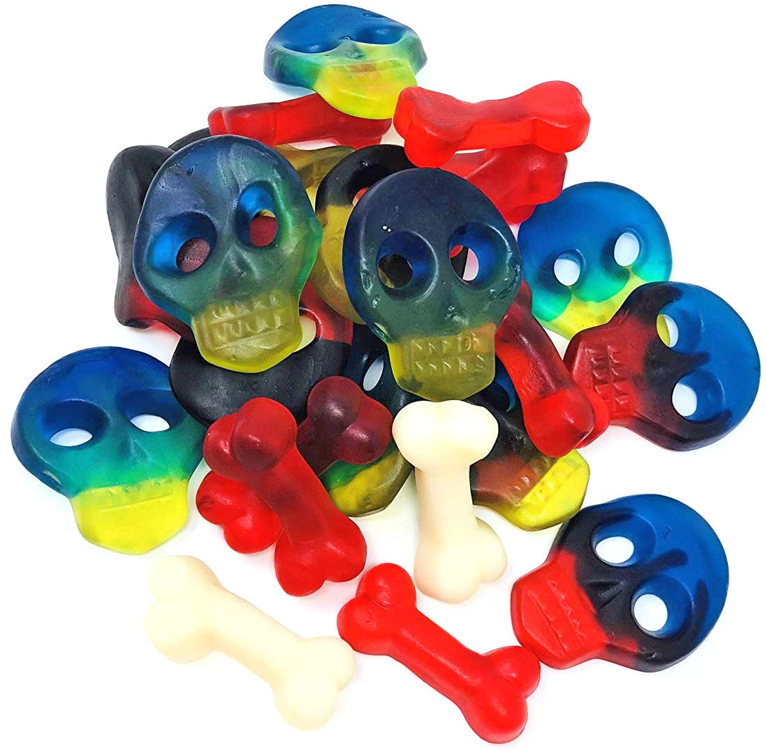 NY Spice Shop Gummy Skulls and Bones - 1 Pound - Gummy Candy - Candy Gummies - Walmart.com