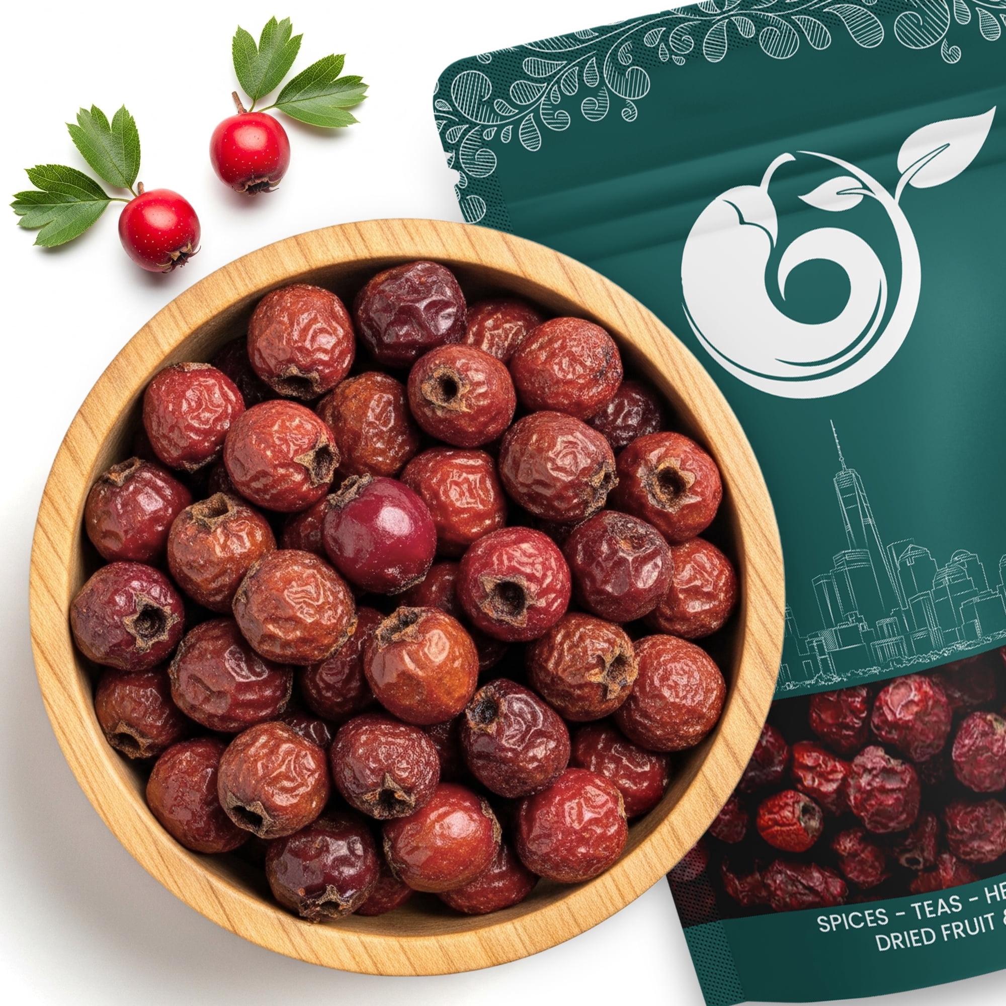 NY Spice Shop Hawthorn Berry - 3 Pound - Crataegus Monogyna - Fresh ...