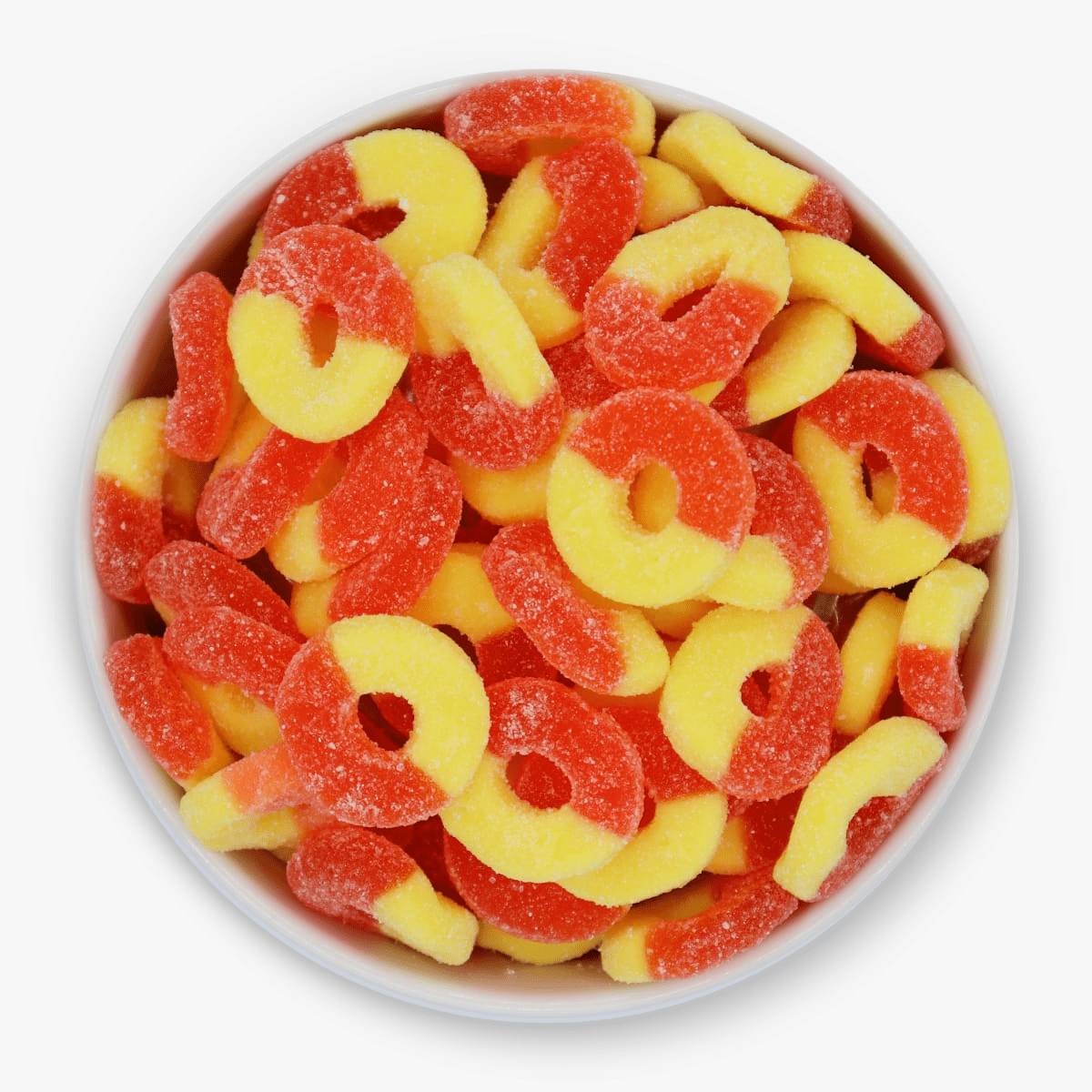 NY Spice Shop Strawberry and Banana Gummy Rings - 1 Pound - Walmart.com