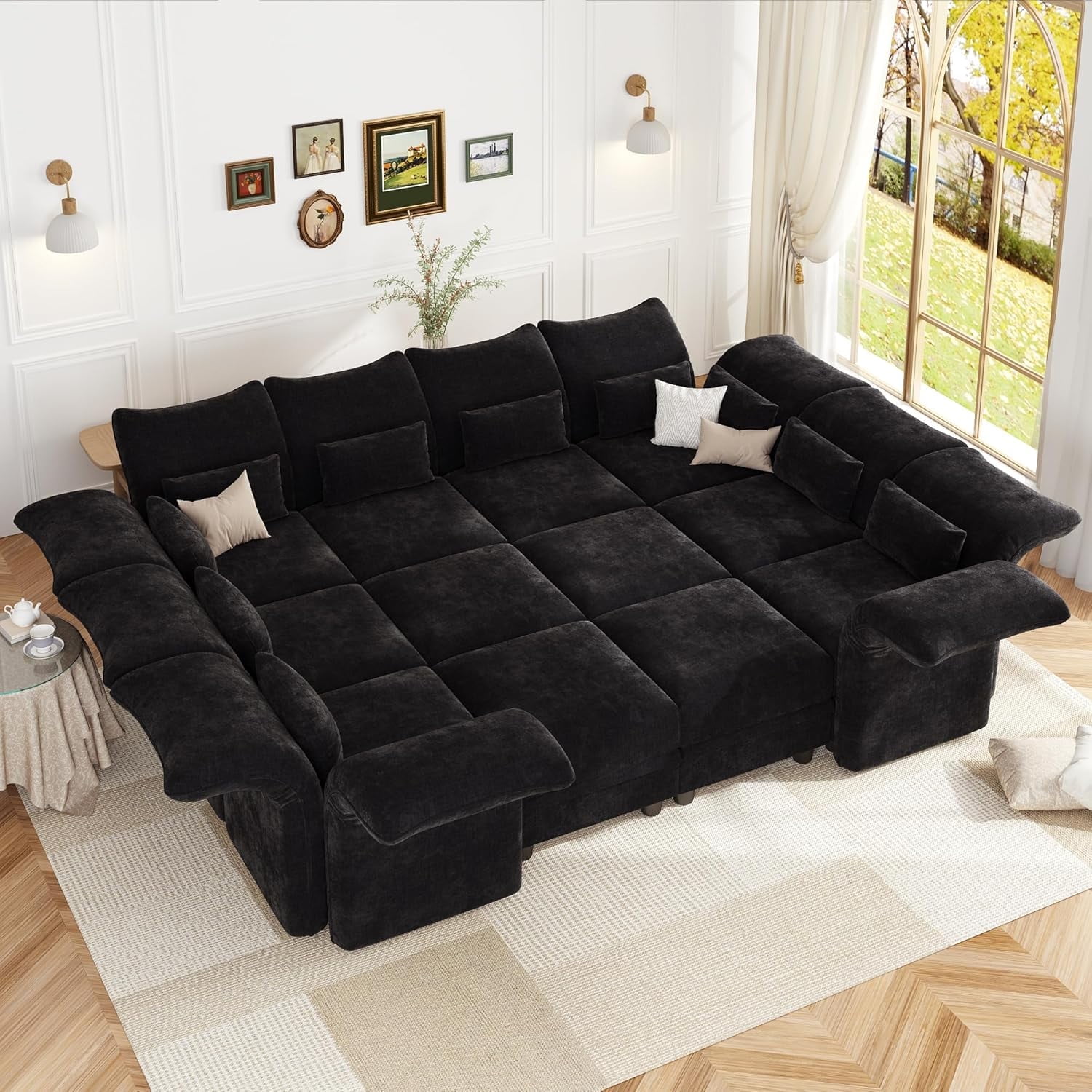 NYBOPAVIS Modular Sectional Sofa, 12 Seat Modular Sectional Sofa ...