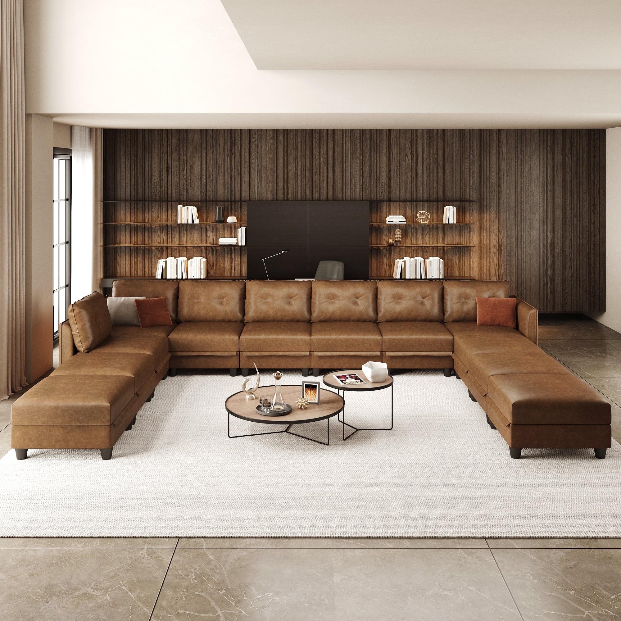 NYBOPAVIS Modular Sectional Sofa, 12 Seat Modular Sectional Sofa with ...