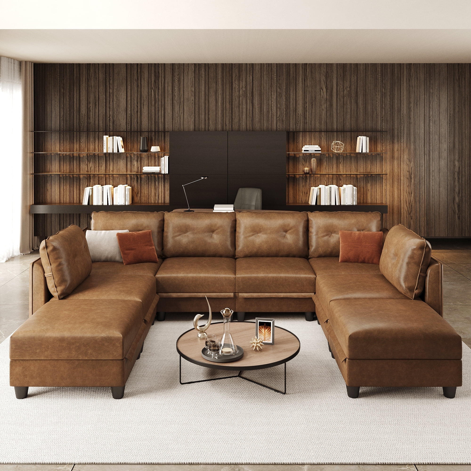 NYBOPAVIS Modular Sectional Sofa, 8 Seat Modular Sectional Sofa with ...