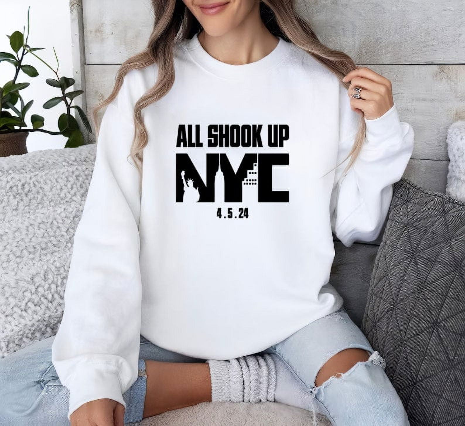 NYC Earthquake TShirt 2024 NY All Shook Up quake Shirt New Yorker tee ...