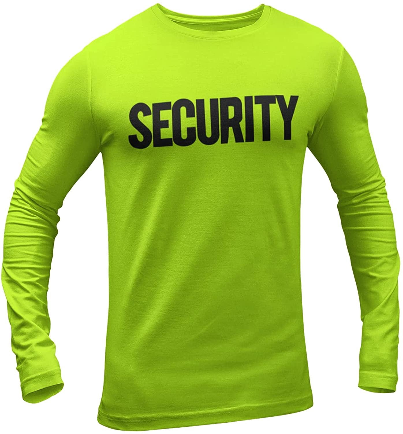 NYC Factory Men's Long Sleeve Security T-Shirt Bright & Bold Screen ...