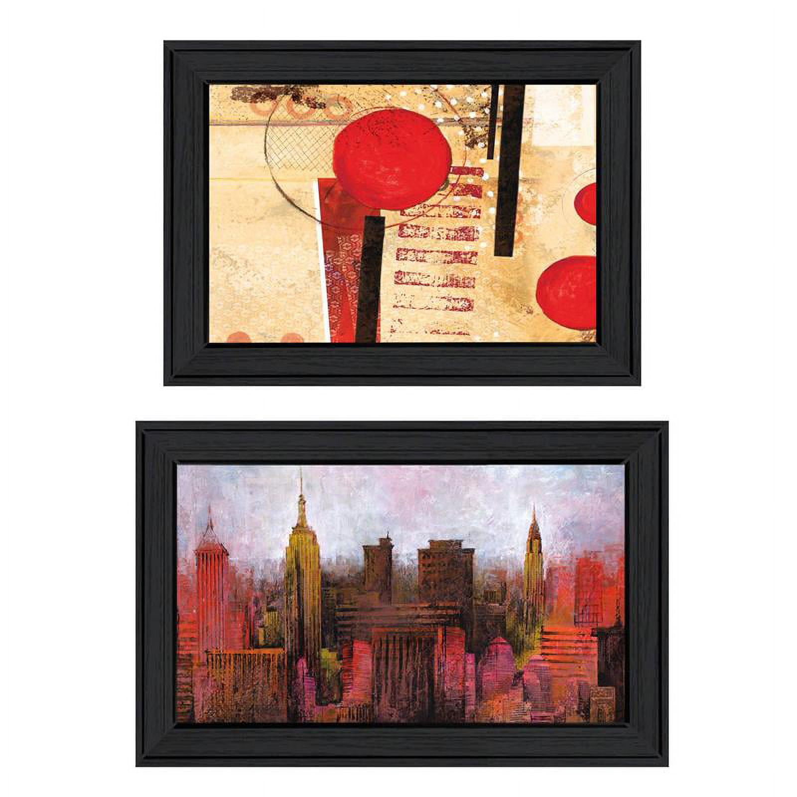 NYC Harmony 2-Piece Vignette by Cloverfield and Co Wood Multi-Color ...
