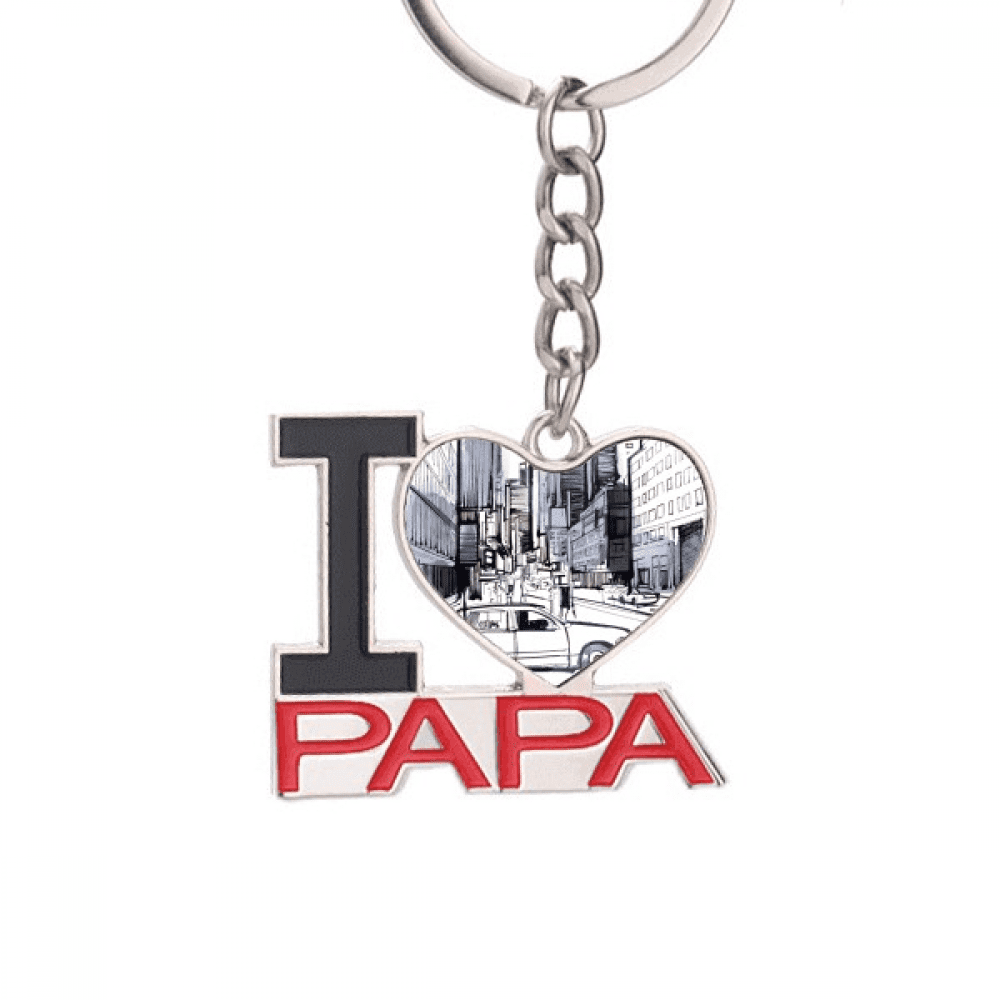 NYC Love New York City America Landscape Keychain Metal Keyring Holder ...