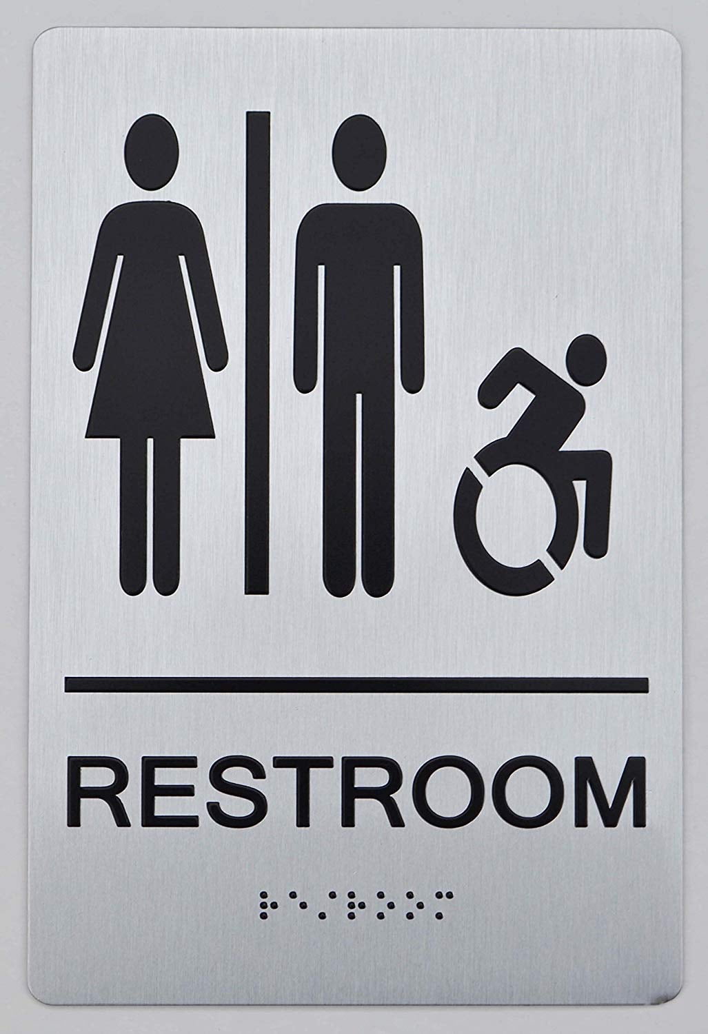 NYC Restroom Sign -Accessible Restroom Compliant Sign. 6"x9" Sign ...
