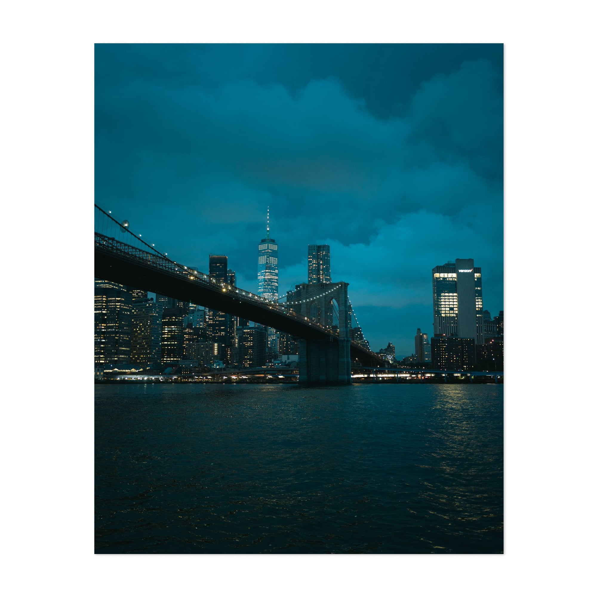 NYC Skyline from Dumbo 01 - Brooklyn New York Photography City Bridge ...