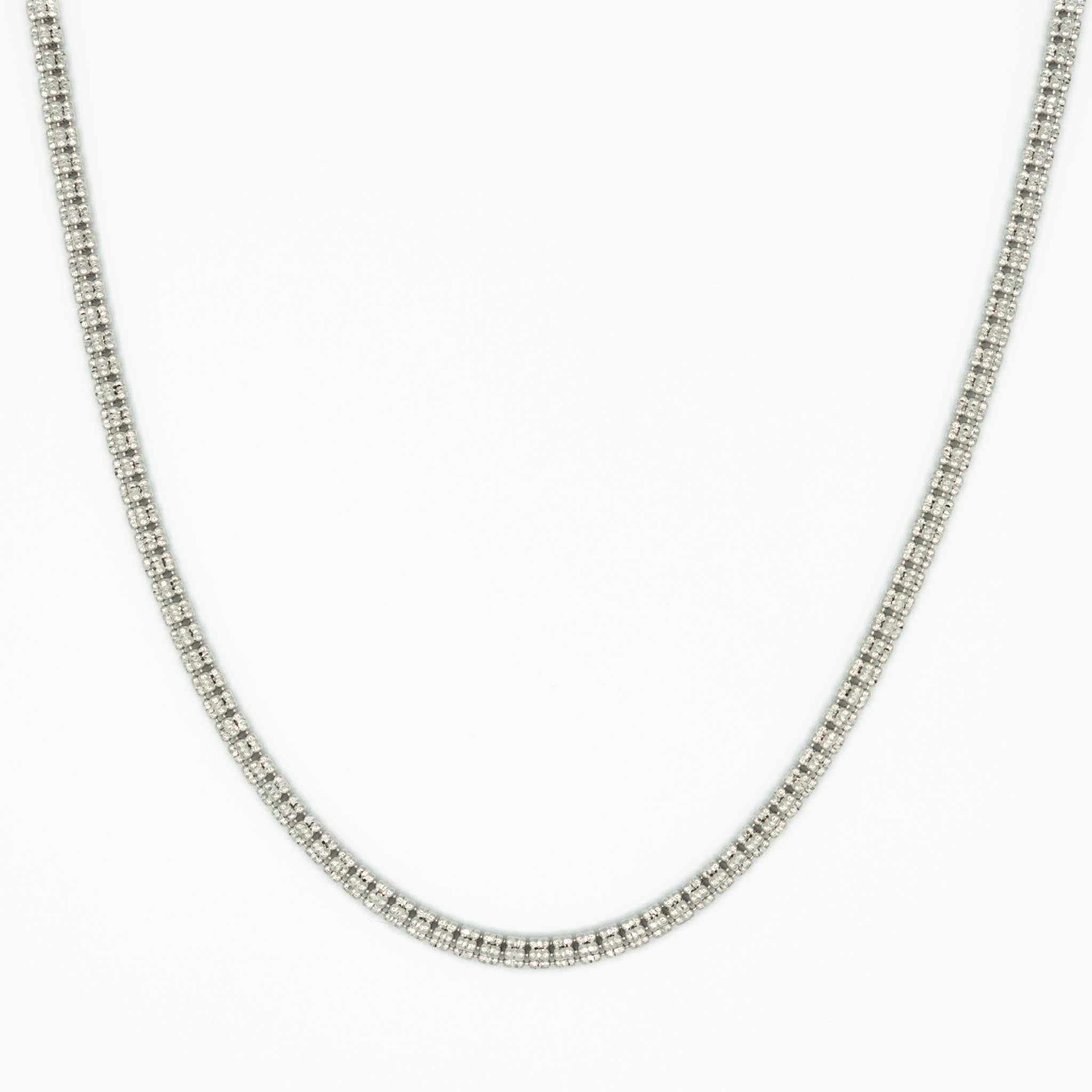 NYC Sterling 5mm Diamond-Cut Ice Link Chain Silver 925 Italy All Sizes ...