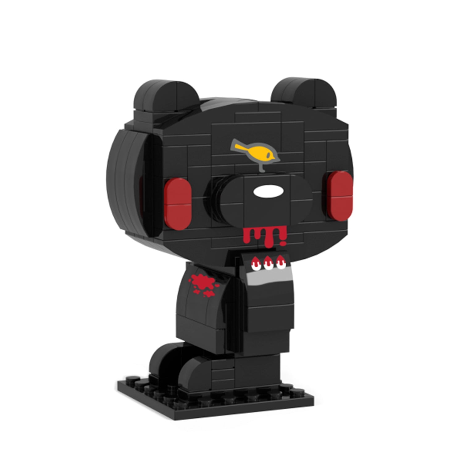 NYCC Exclusive All-Black Gloomy Bear Snap Switch Block Figure - Walmart.com