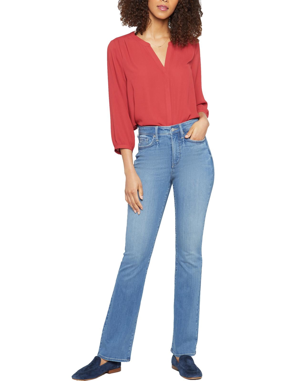 NYDJ Womens Billie High Rise Slim Fit Bootcut Jeans - Walmart.com