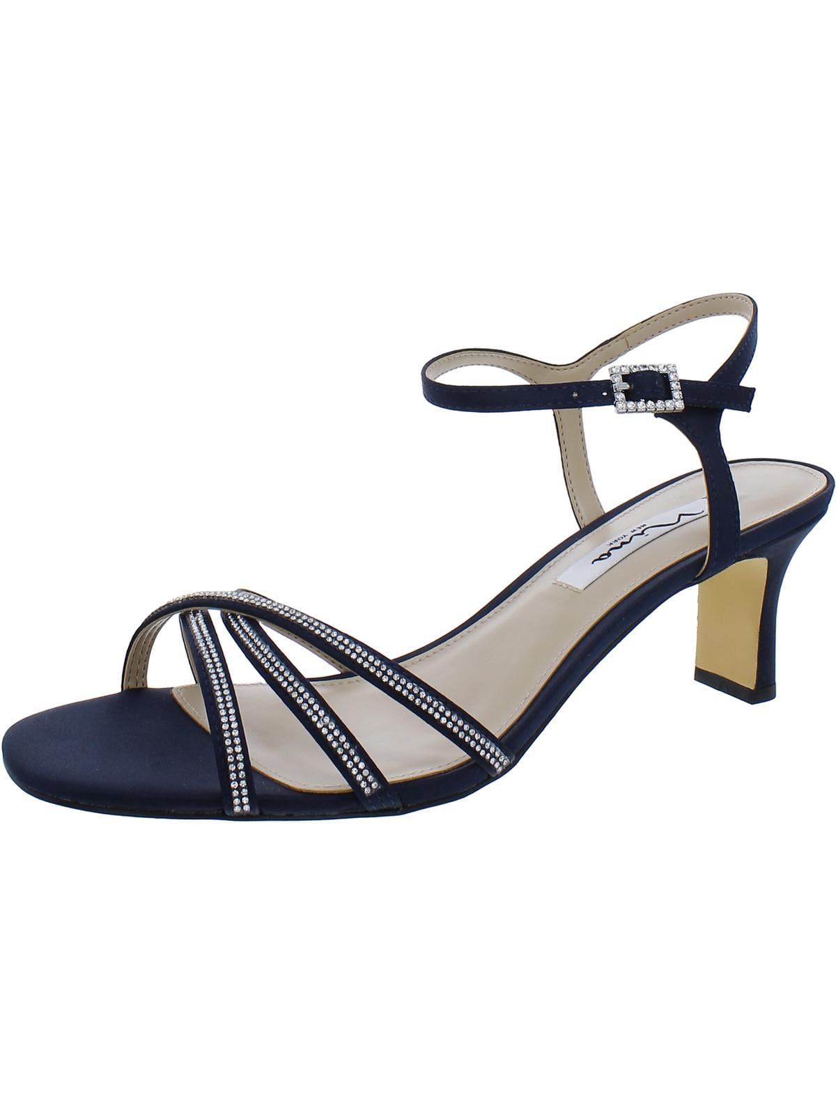 NYDJ Womens Faelynn Cork Square toe Slingback Heels - Walmart.com