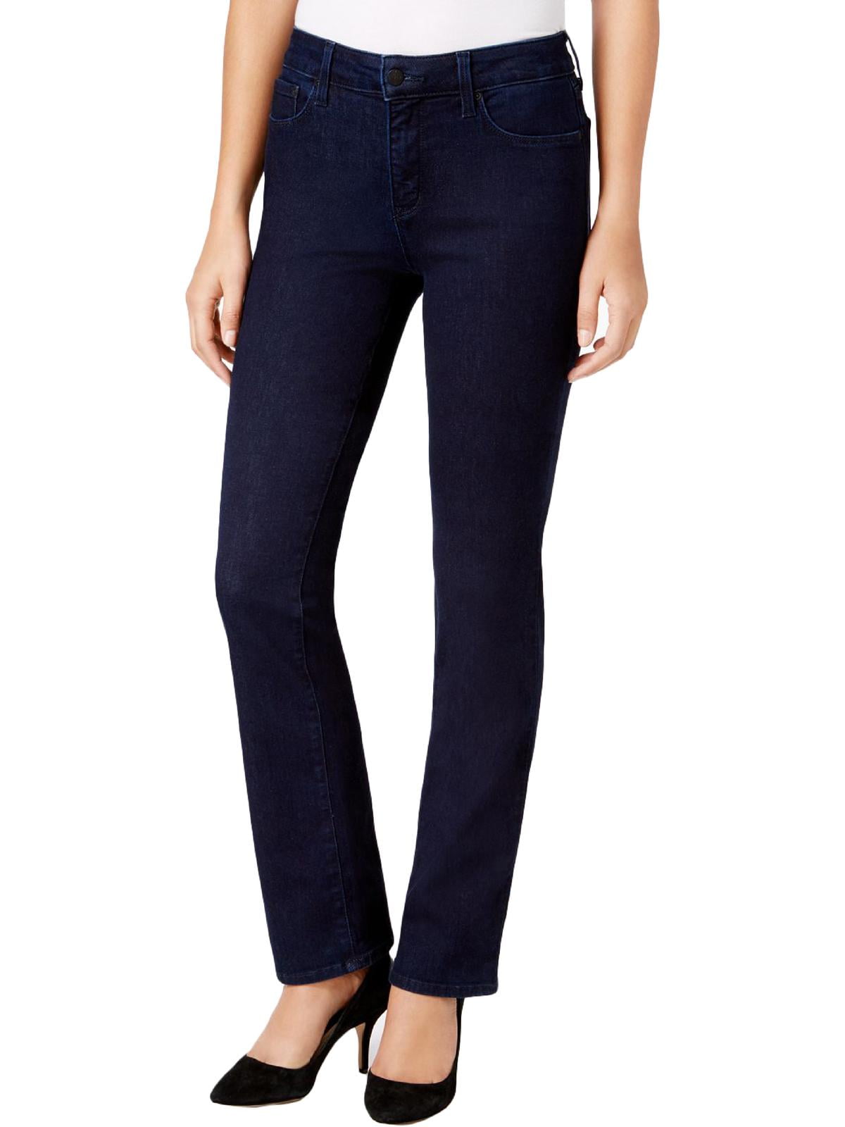 NYDJ Womens Marilyn Denim Slimming Straight Leg Jeans - Walmart.com