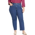 NYDJ Womens Plus Relaxed Ankle Straight Leg Jeans - Walmart.com
