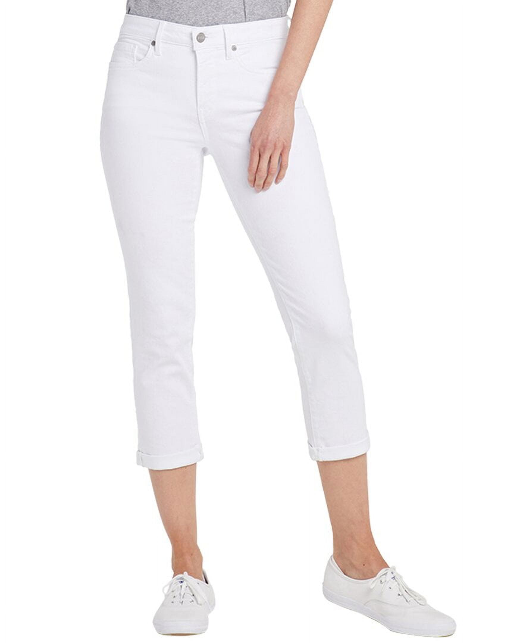 NYDJ womens Chloe Optic White Capri Jean, 14 - Walmart.com