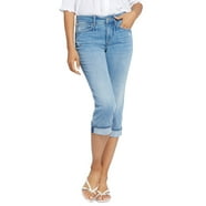 FREE PEOPLE Womens Blue Frayed Capri Jeans XS - Walmart.com
