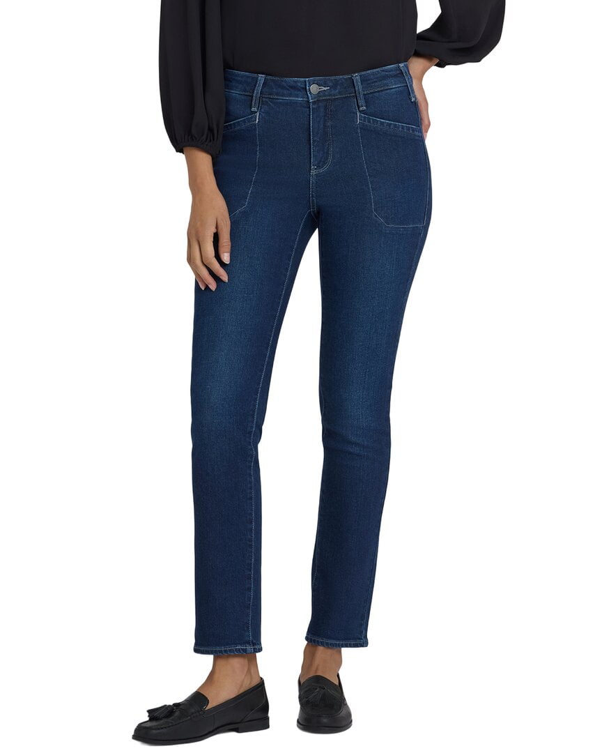 NYDJ womens Petite Sheri Ink Skyline Slim Jean, 4P - Walmart.com