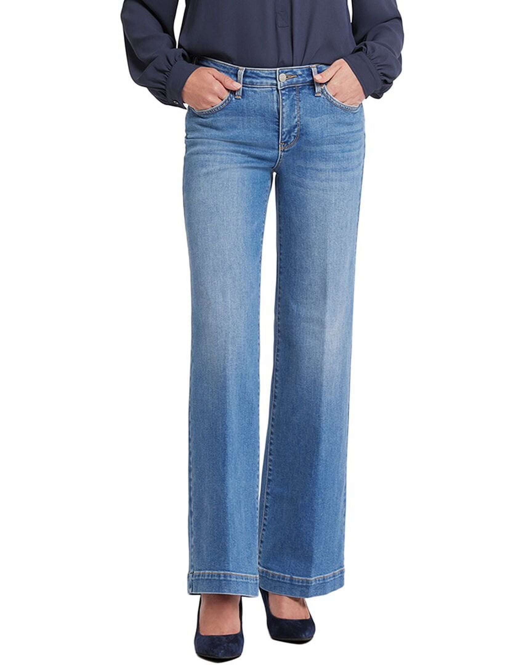 NYDJ womens Petite Teresa Water Canyon Wide Leg Jean, 18P - Walmart.com
