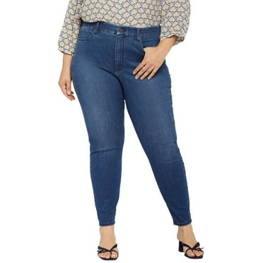 JMS Just My Size by Hanes Women's Plus Size 4 Pocket Bootcut Jeans ...
