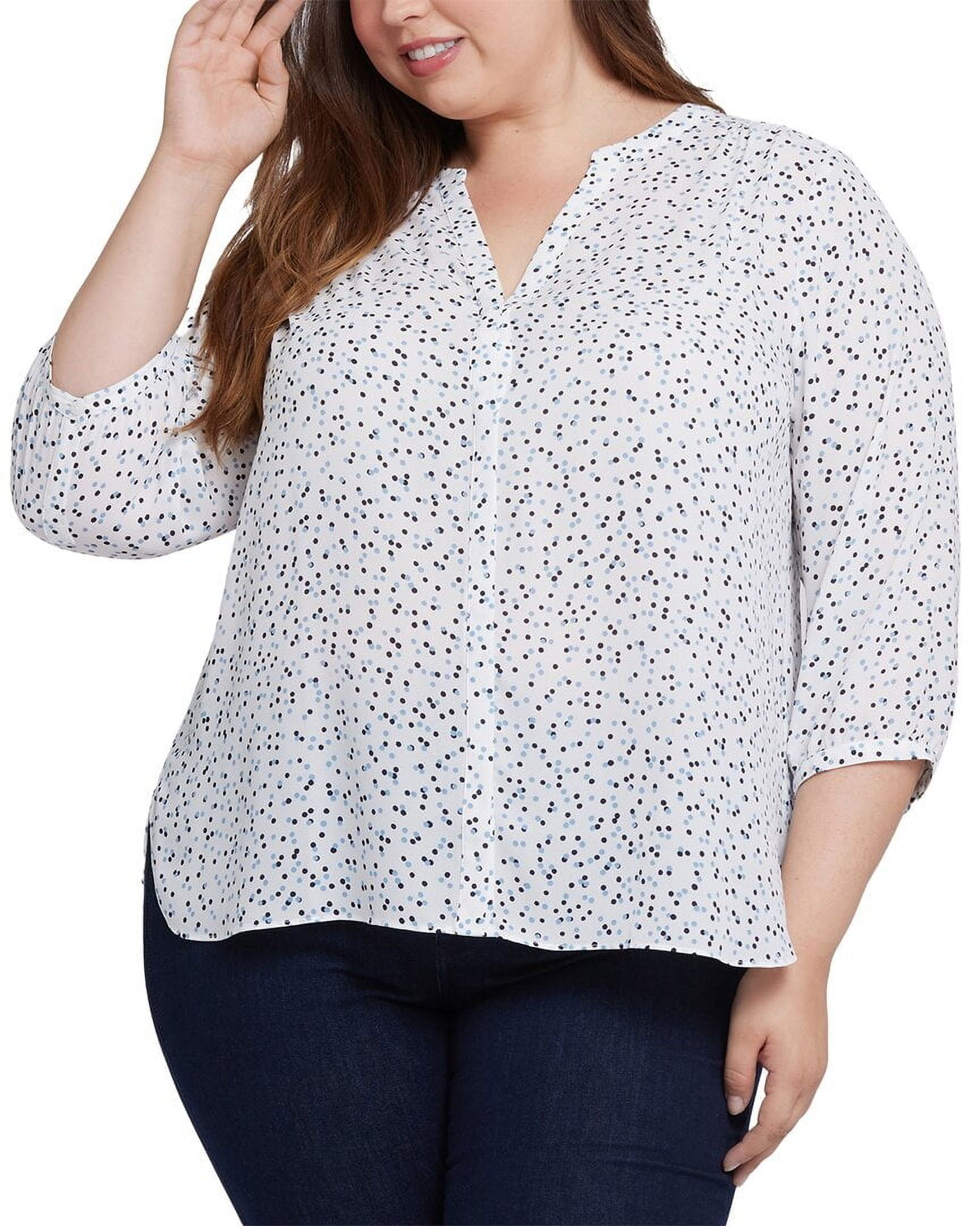NYDJ womens Plus Pintuck Blouse, 4X - Walmart.com