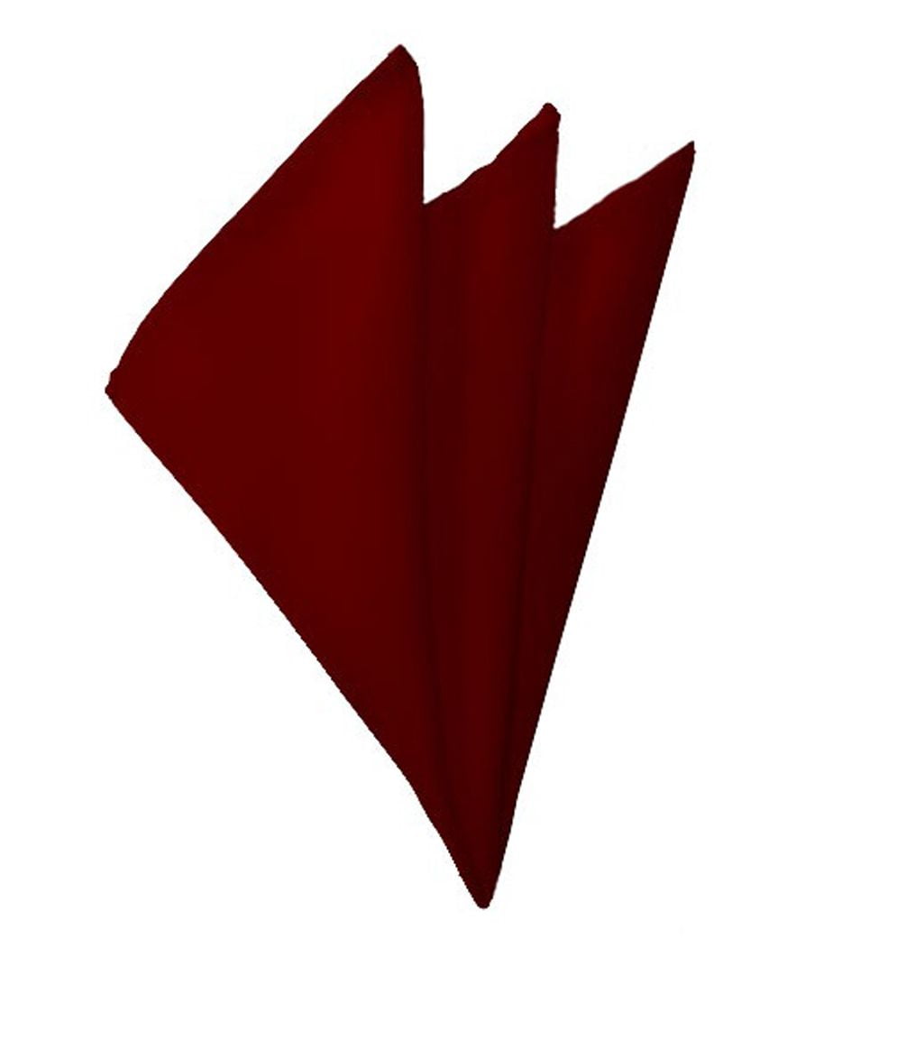 NYFASHION101 Bold Solid Color Polyester Formal Handkerchief Pocket ...